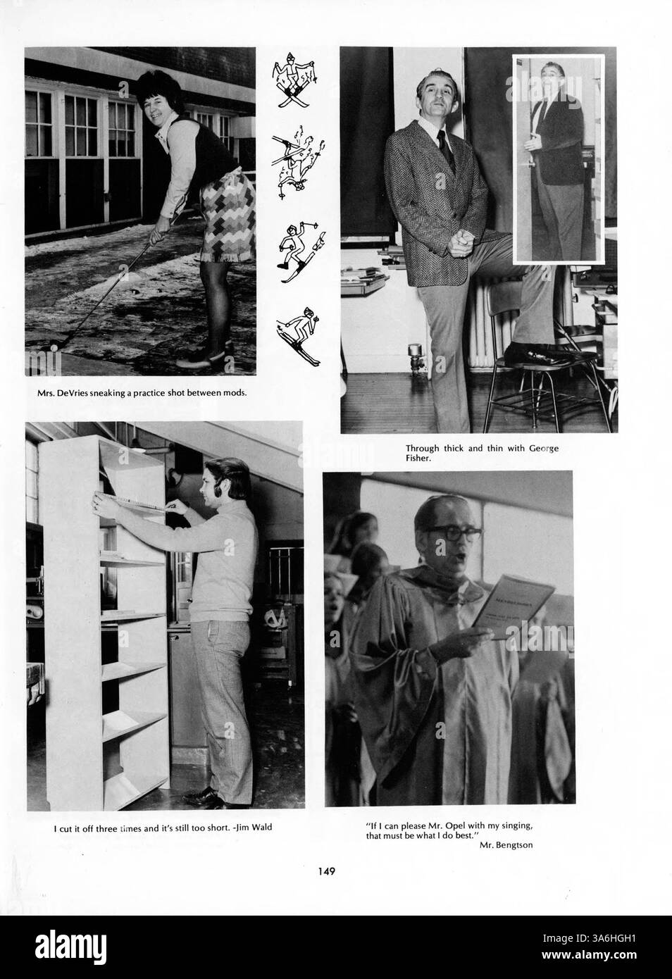 Various extracurricular activities during the 1972 1973 school year hi ...