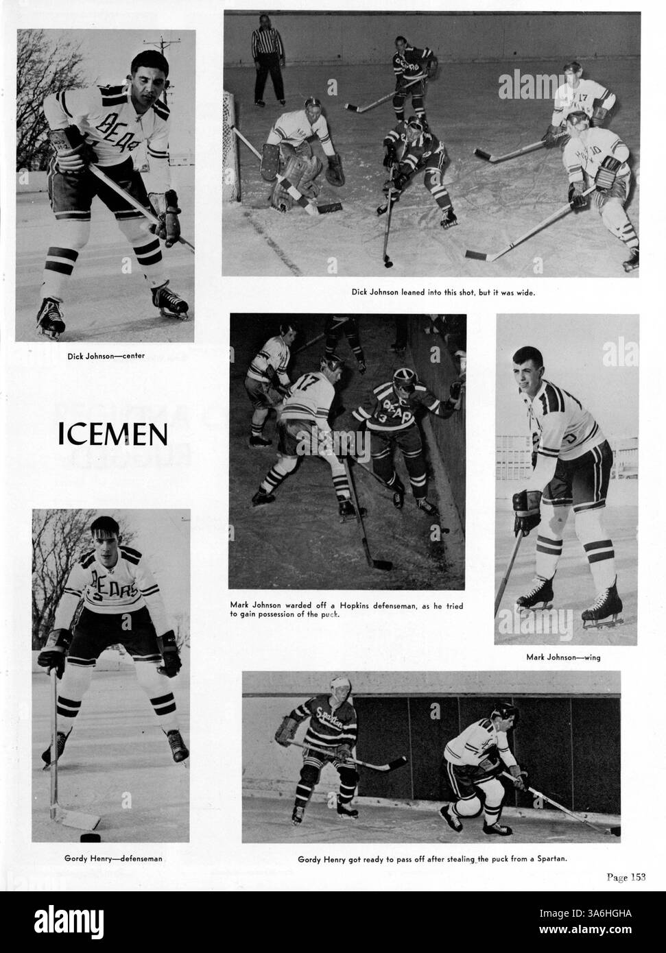 The '64 Bear' yearbook from Bloomington High School highlights the 1963 ...