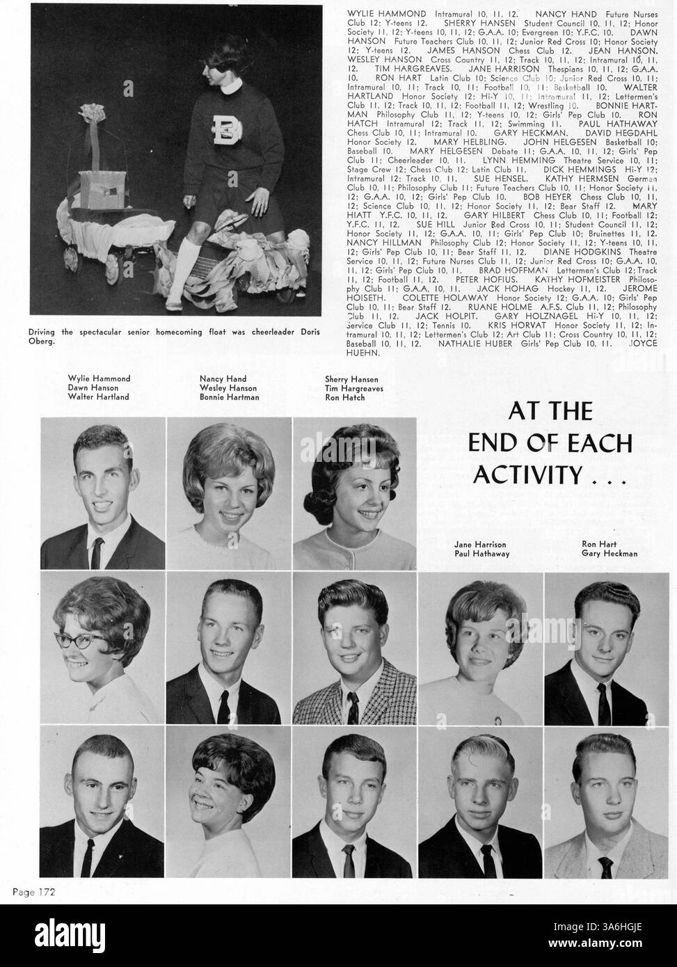 The '64 Bear' yearbook from Bloomington High School captures the spirit ...