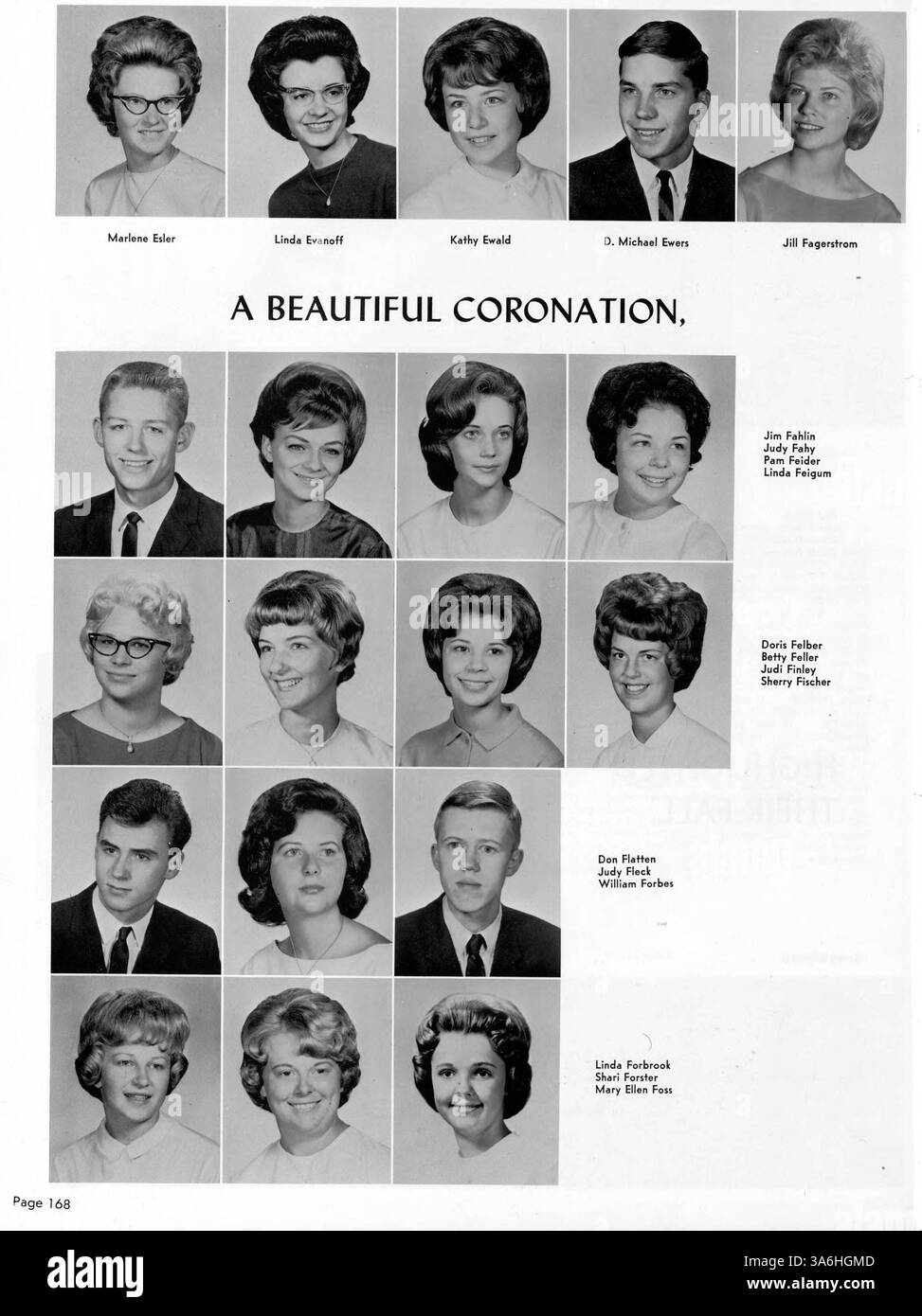 The 1964 '64 Bear' yearbook from Bloomington High School documents the ...