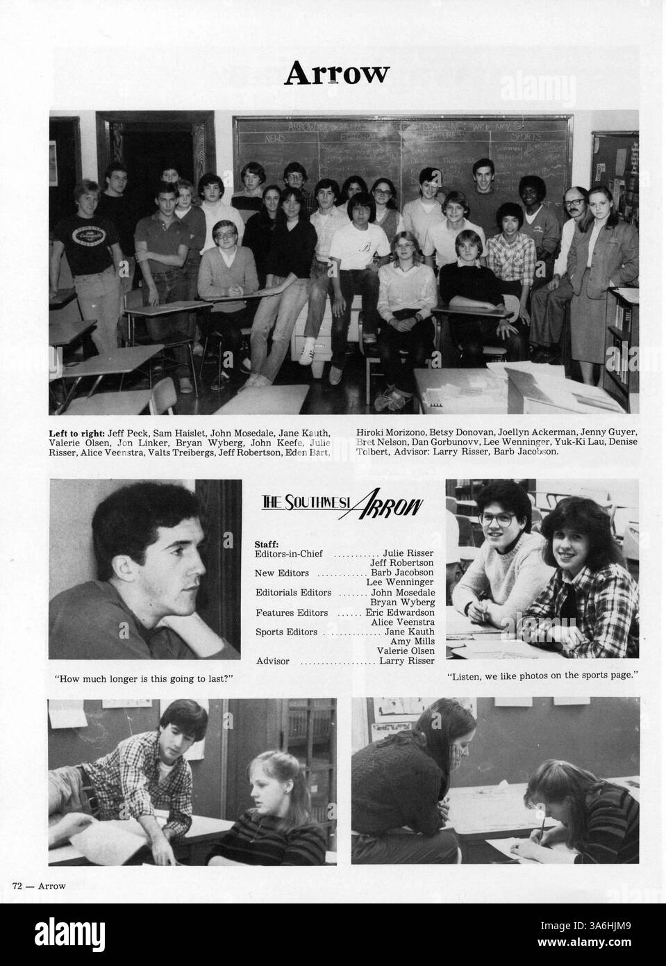 The 1983 'Wagistanian Eighty Three' yearbook captures the highlights of ...