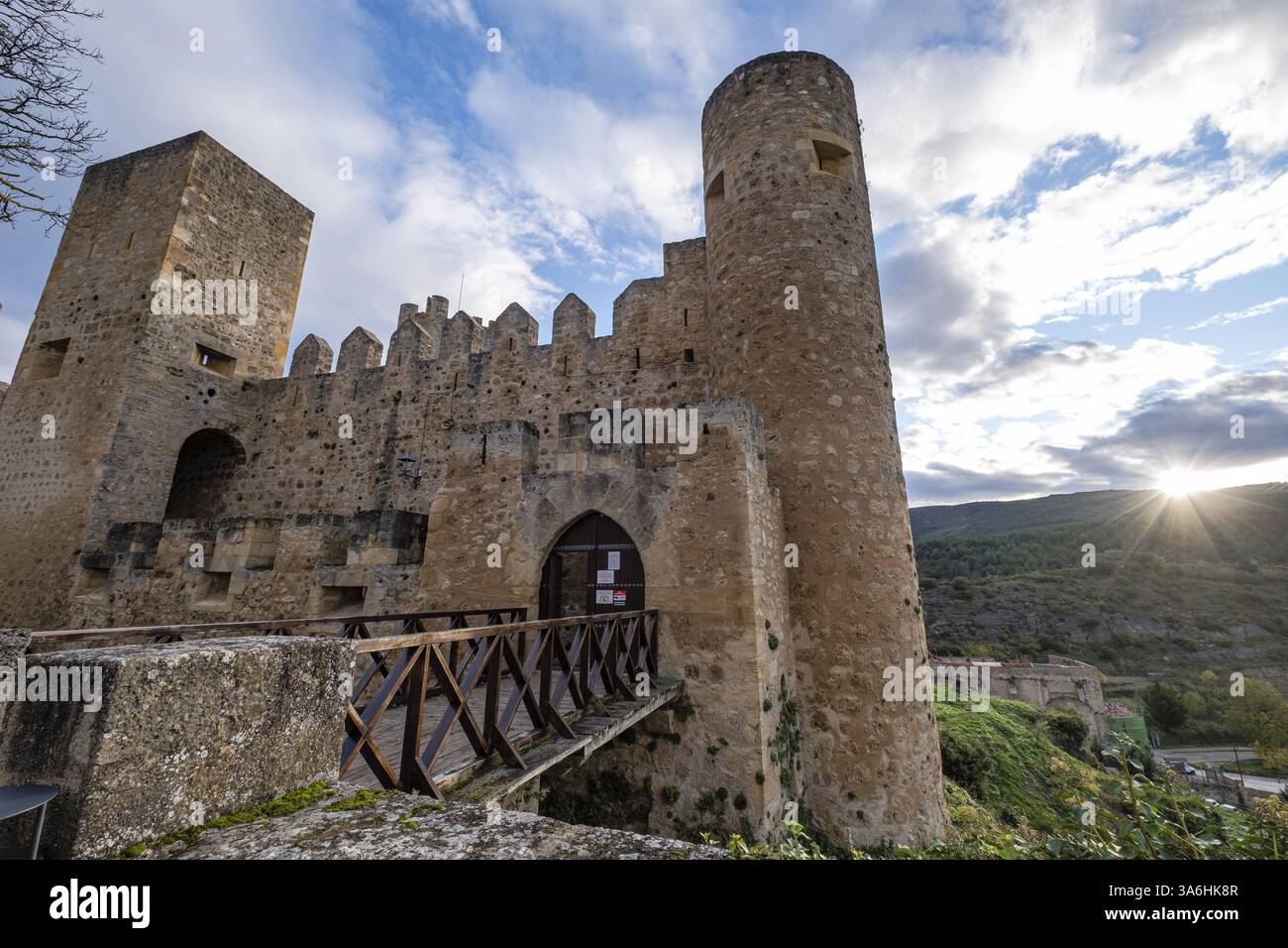 Duques de Frias castle, Frias, province of Burgos, region of Las ...