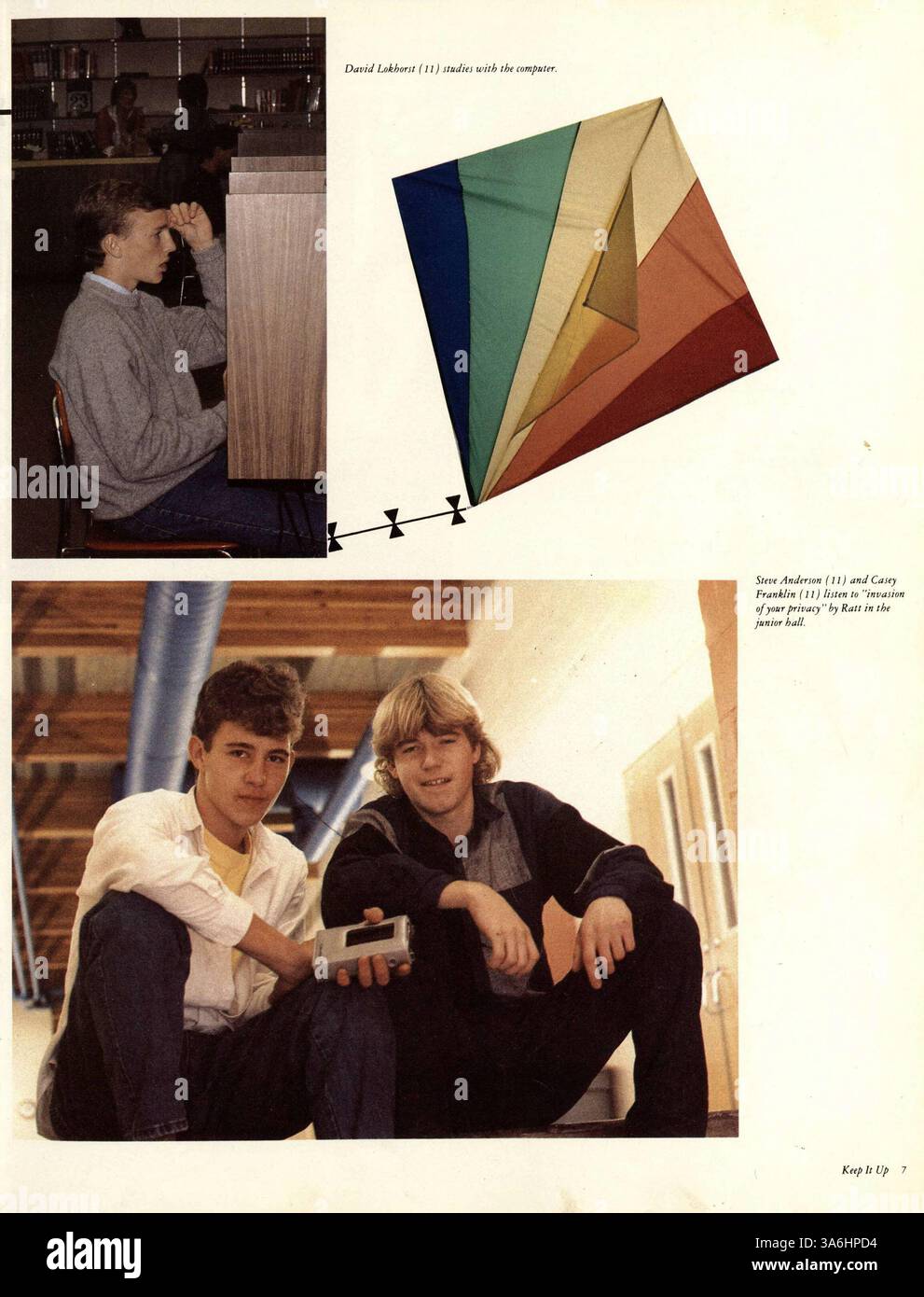 Yearbook showcases the 1985 1986 school year at minnehaha academy hi ...