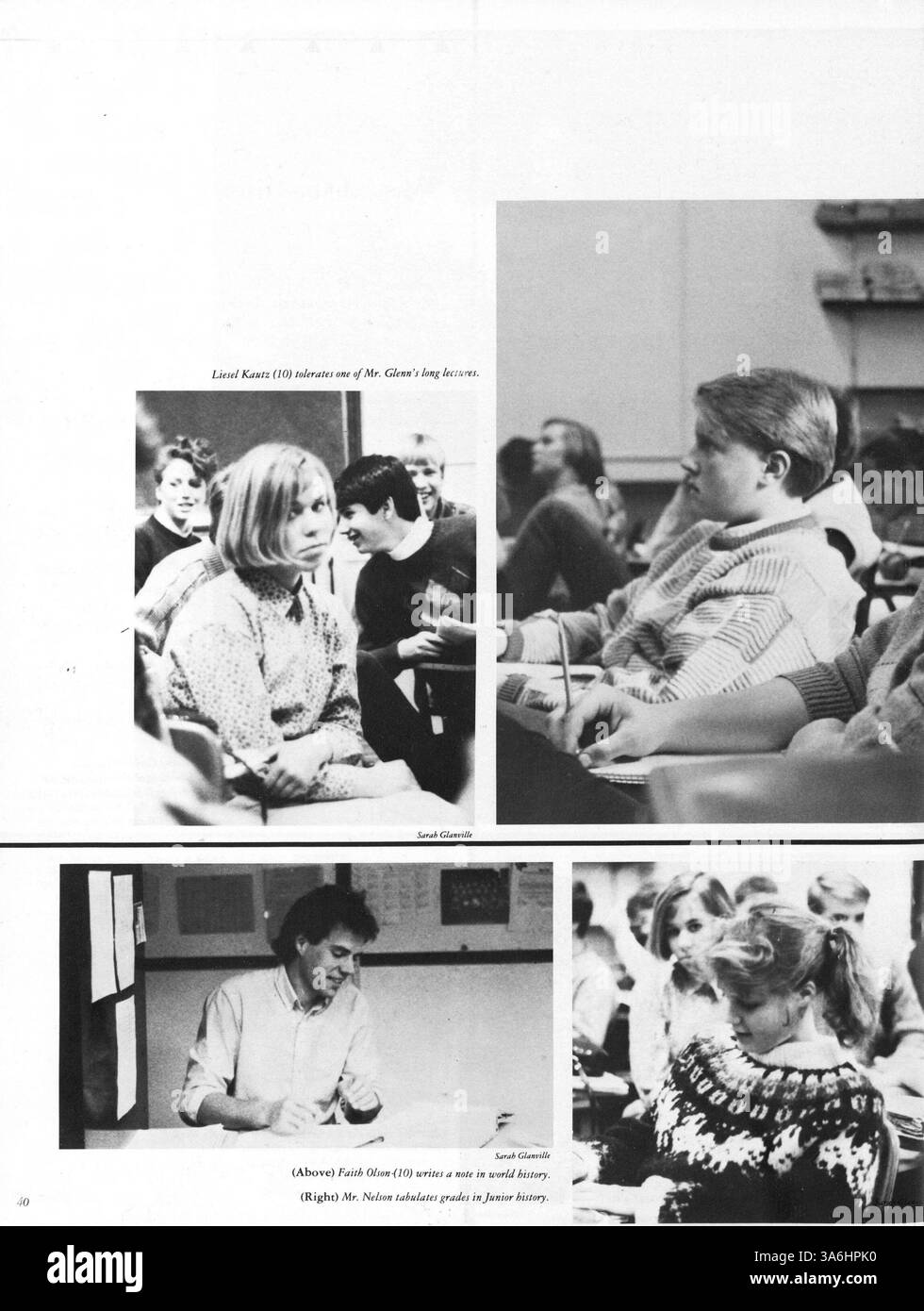 The 1986 'Antler' yearbook from Minnehaha Academy documents the ...