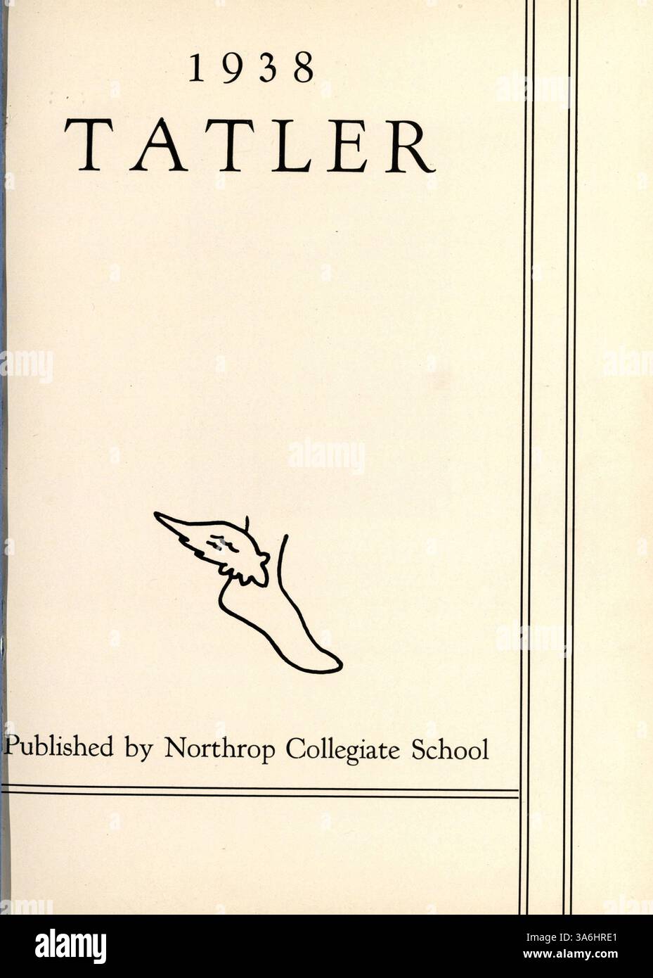 Yearbook from northrop collegiate school in 1938 documents student life hi-res stock photography ...