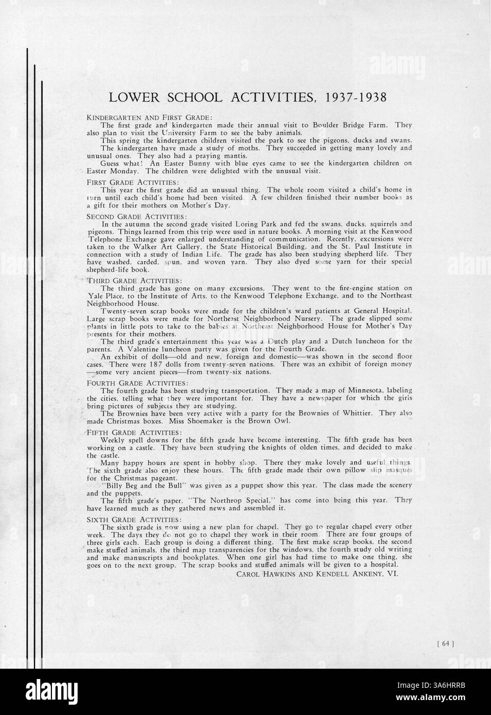 Reflecting the major moments of the 1937 1938 academic year hi-res stock photography and images ...