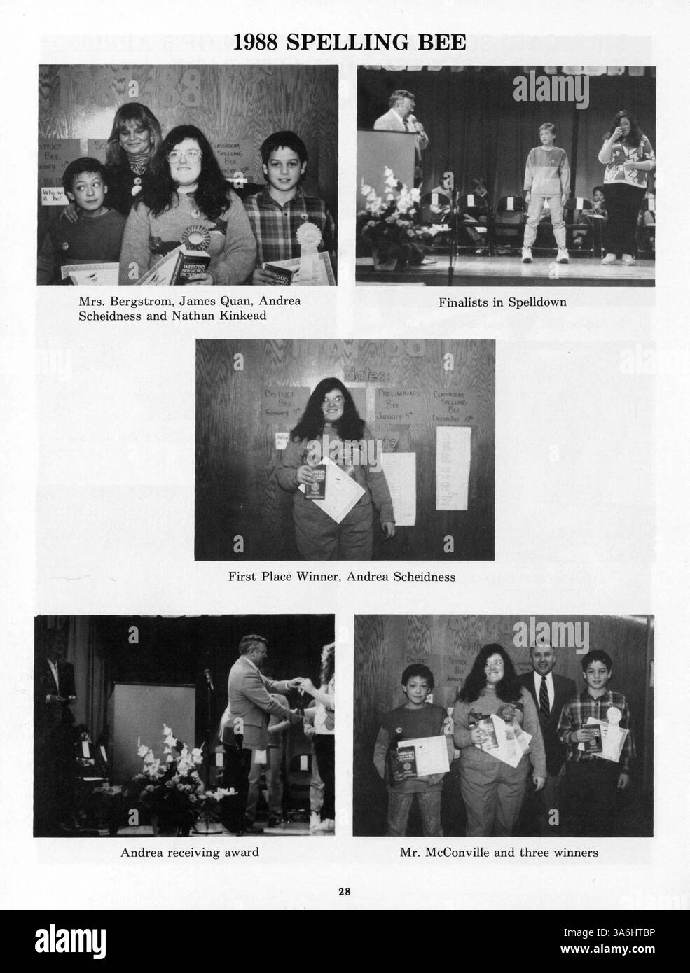 This school annual from 1988 captures the events, students, and faculty ...