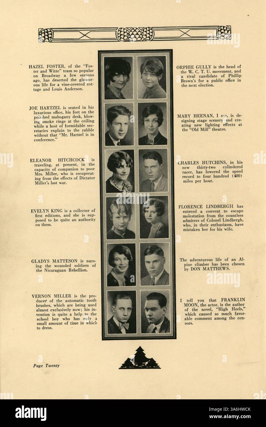 This 1928 Cardinal Yearbook from Marshall High School highlights the ...