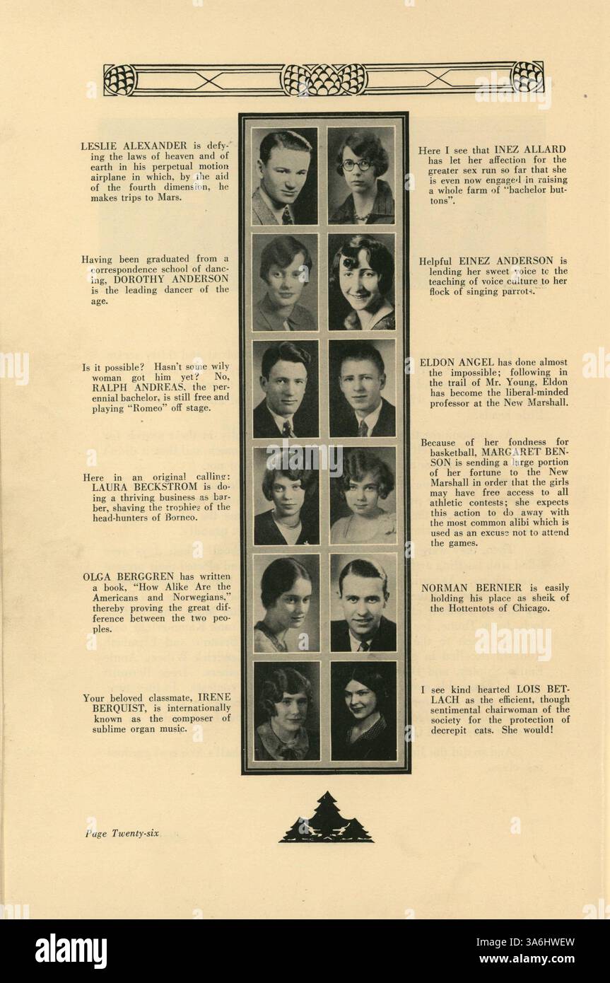 This 1928 edition of the Cardinal Yearbook from Marshall High School covers the academic year ...