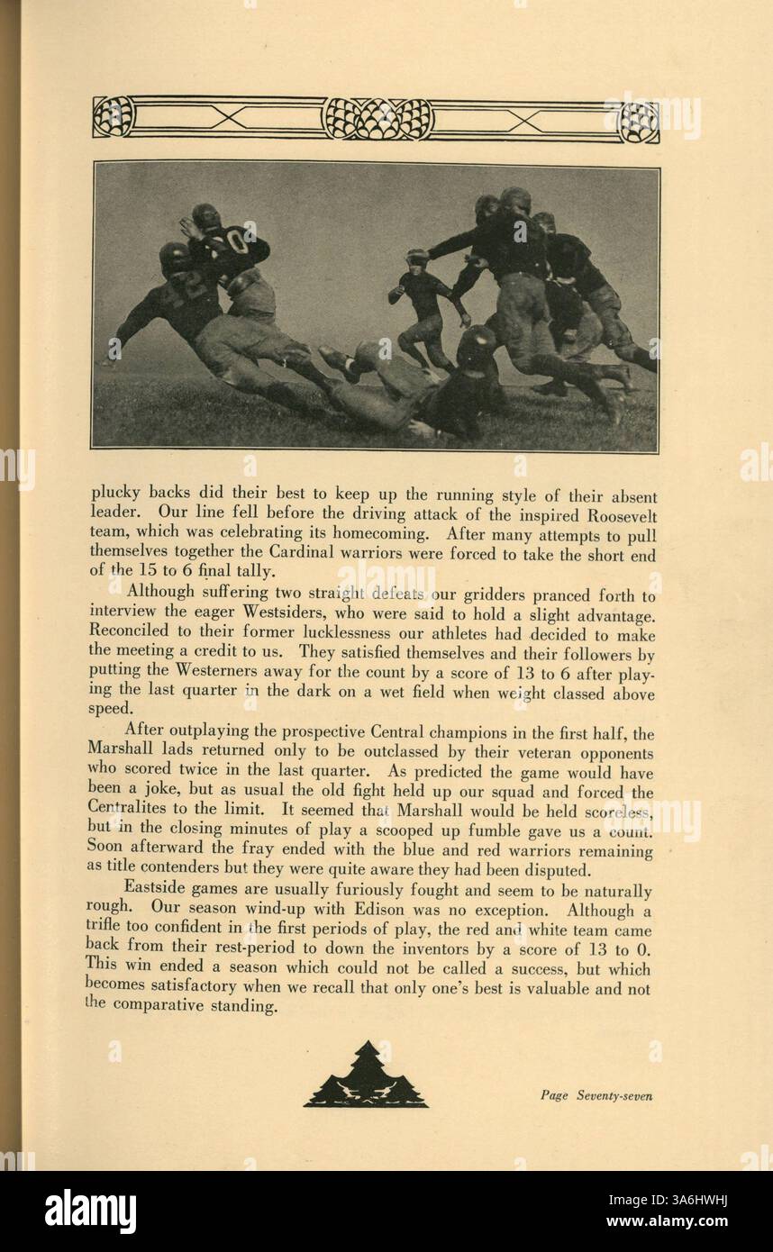 Marshall High School’s 1928 Cardinal Yearbook highlights the key events, clubs, students ...