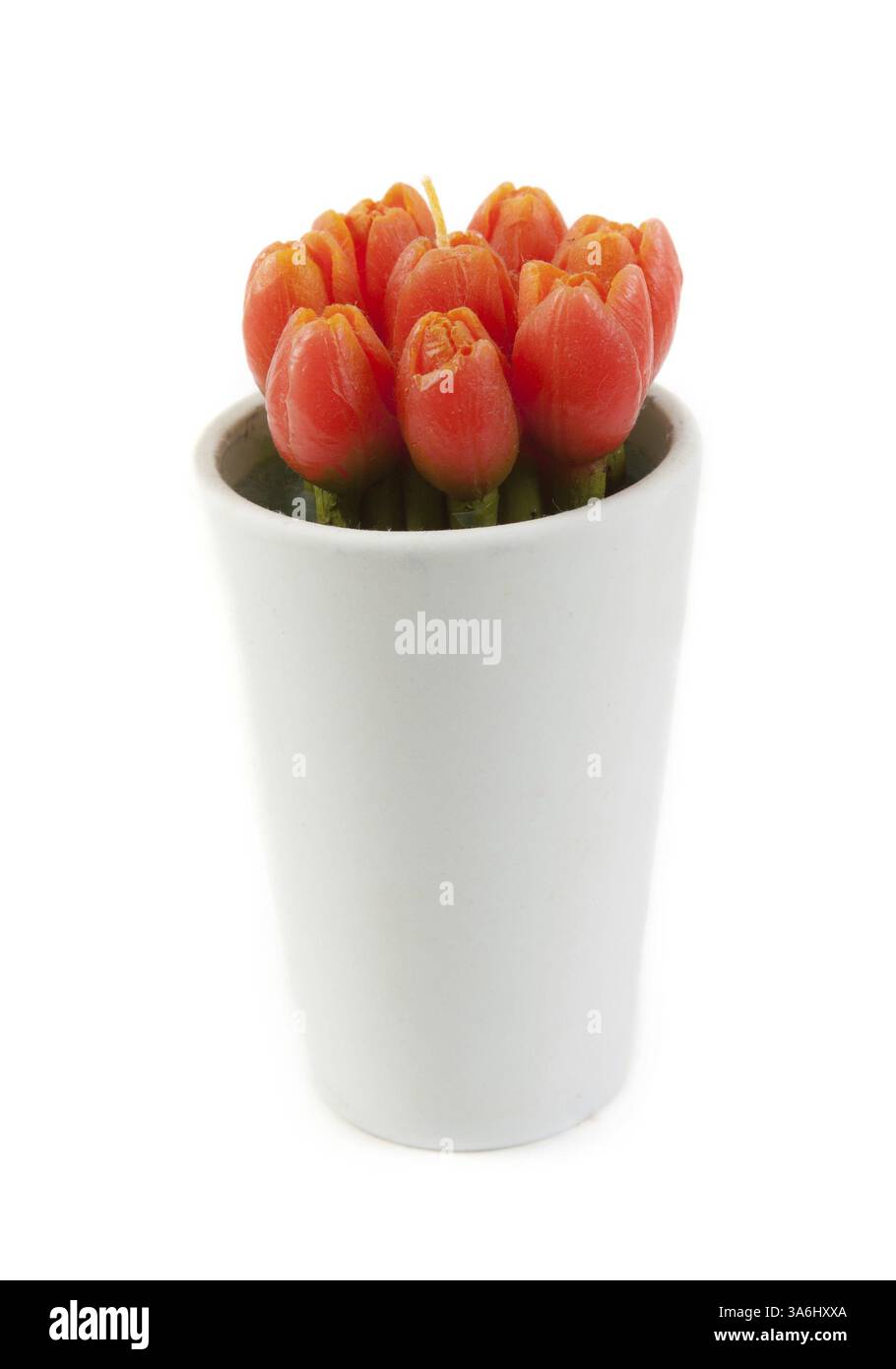 Decor candles white flowers Cut Out Stock Images & Pictures - Alamy