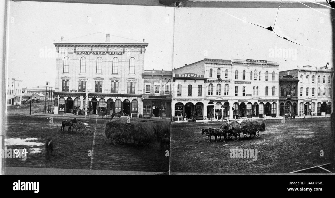 This photograph captures a view of Hennepin Avenue from 1st to 2nd ...