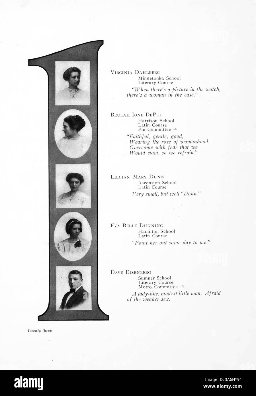 The 1911 'Polaris' yearbook from North High School includes highlights ...