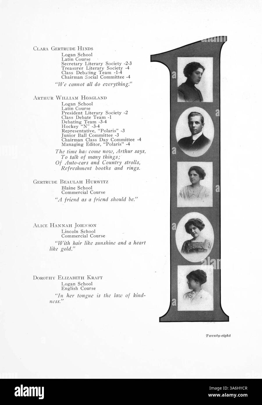 The 1911 'Polaris' yearbook from North High School offers a detailed ...
