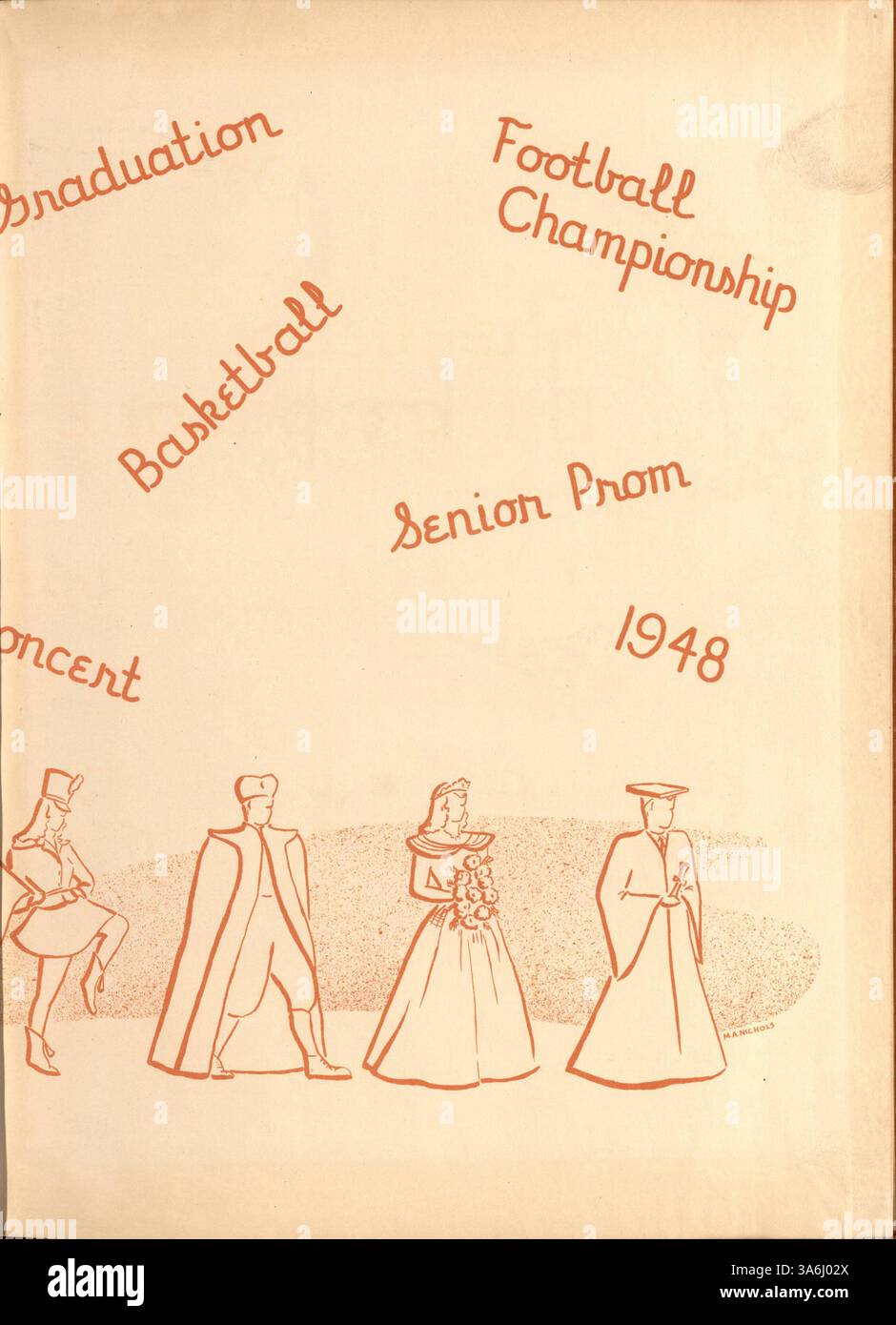 The 1948 'Tiger' yearbook from South High School captures the 1947-1948 school year's highlights ...