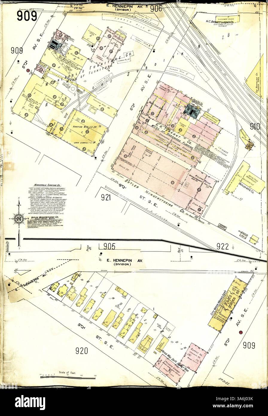 Volume 8 of the Sanborn Fire Insurance Maps of Minneapolis presents ...