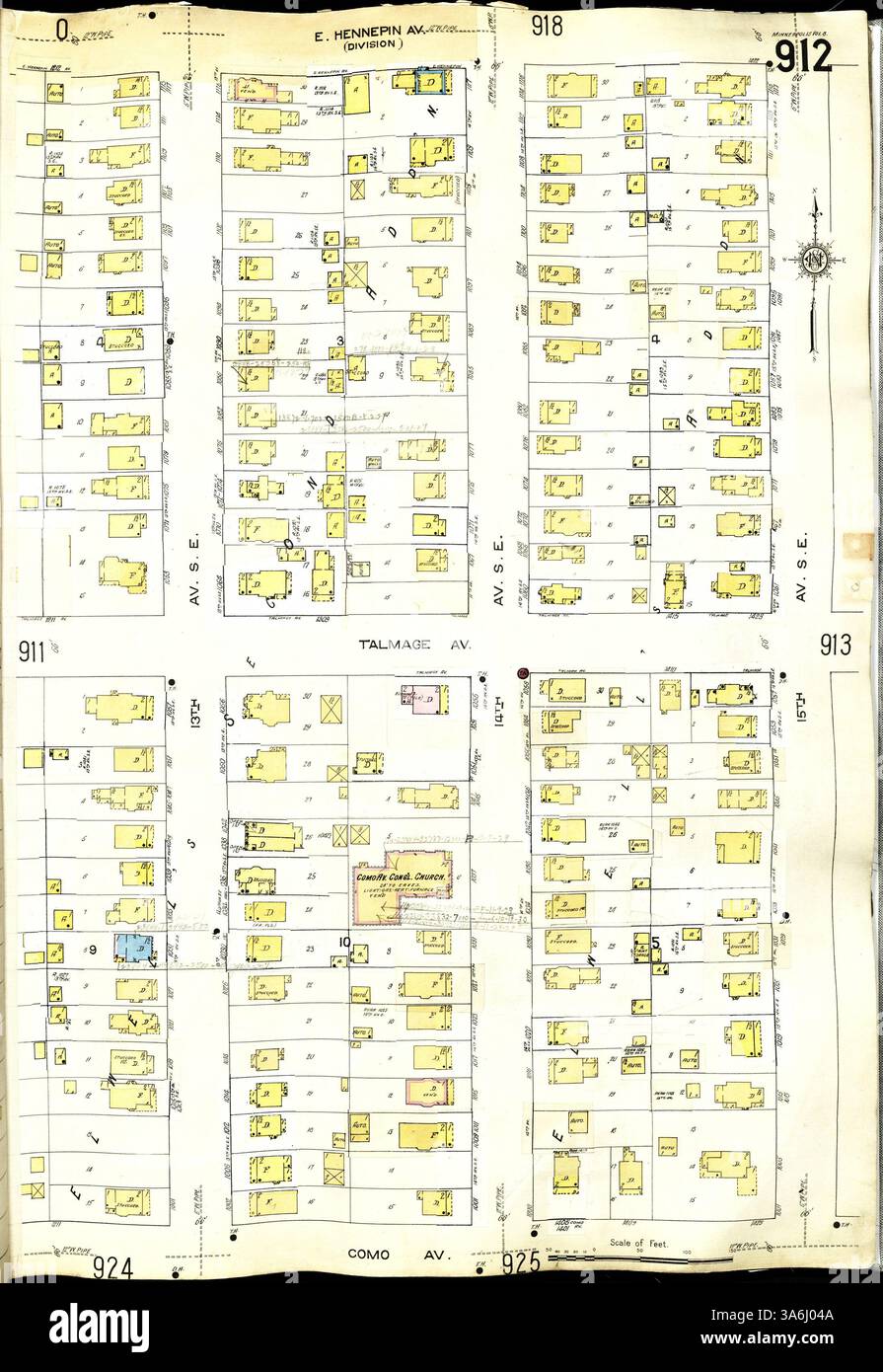 Sanborn Fire Insurance Maps, Volume 8, offer a detailed representation ...