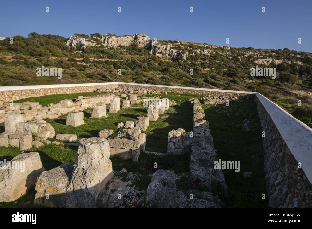 Early Christian basilica of Son Bou, 5th century, Son Bou beach, Alayor ...