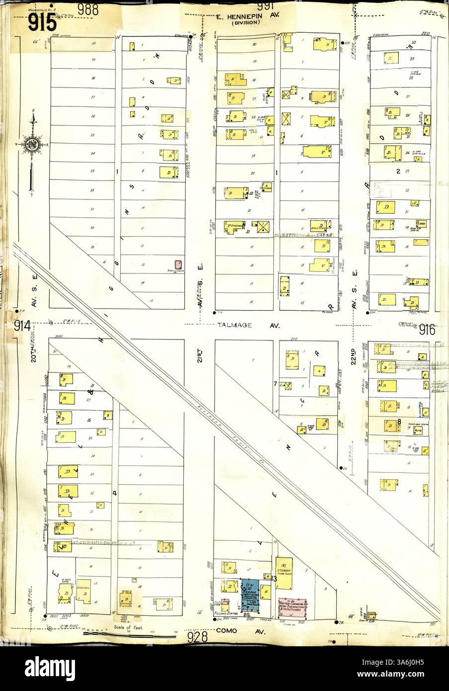 This volume of the Sanborn Fire Insurance Maps for Minneapolis offers a ...
