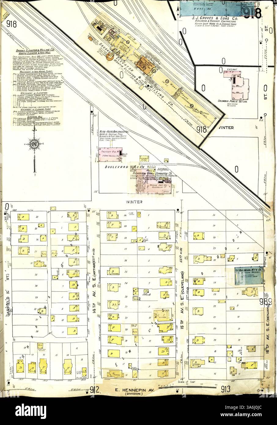 The Sanborn Fire Insurance Maps of Minneapolis, Volume 8, provide ...
