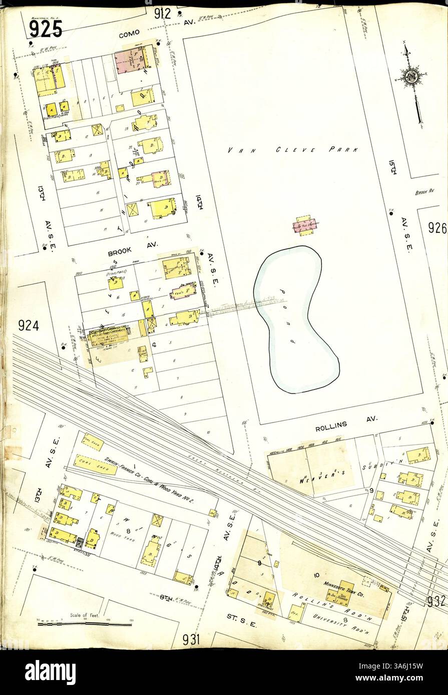 This volume of Sanborn Insurance Maps for Minneapolis highlights the ...