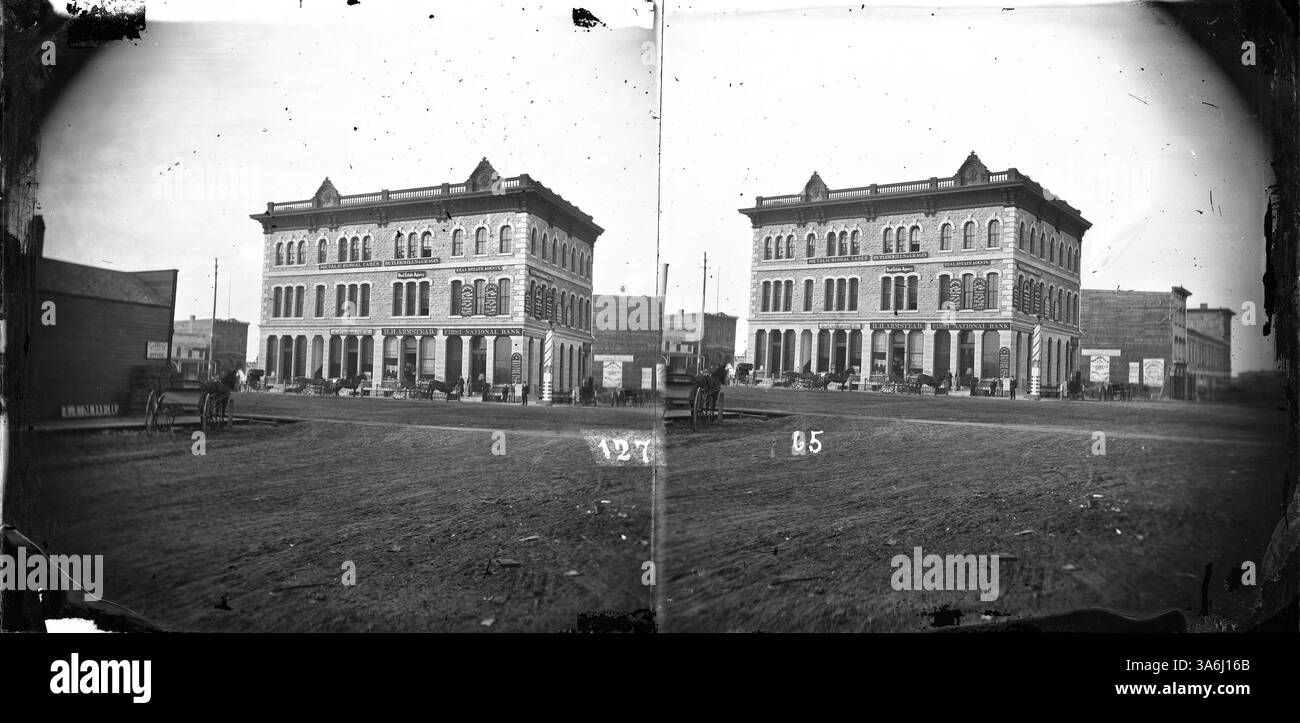 The Warner Block, built in 1866 by Warner, is located at the ...