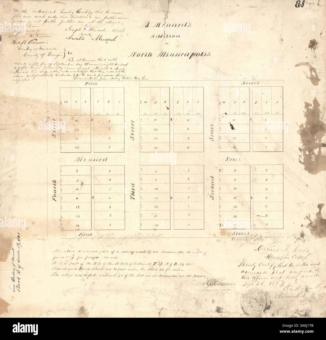 This map details the addition of properties in North Minneapolis ...