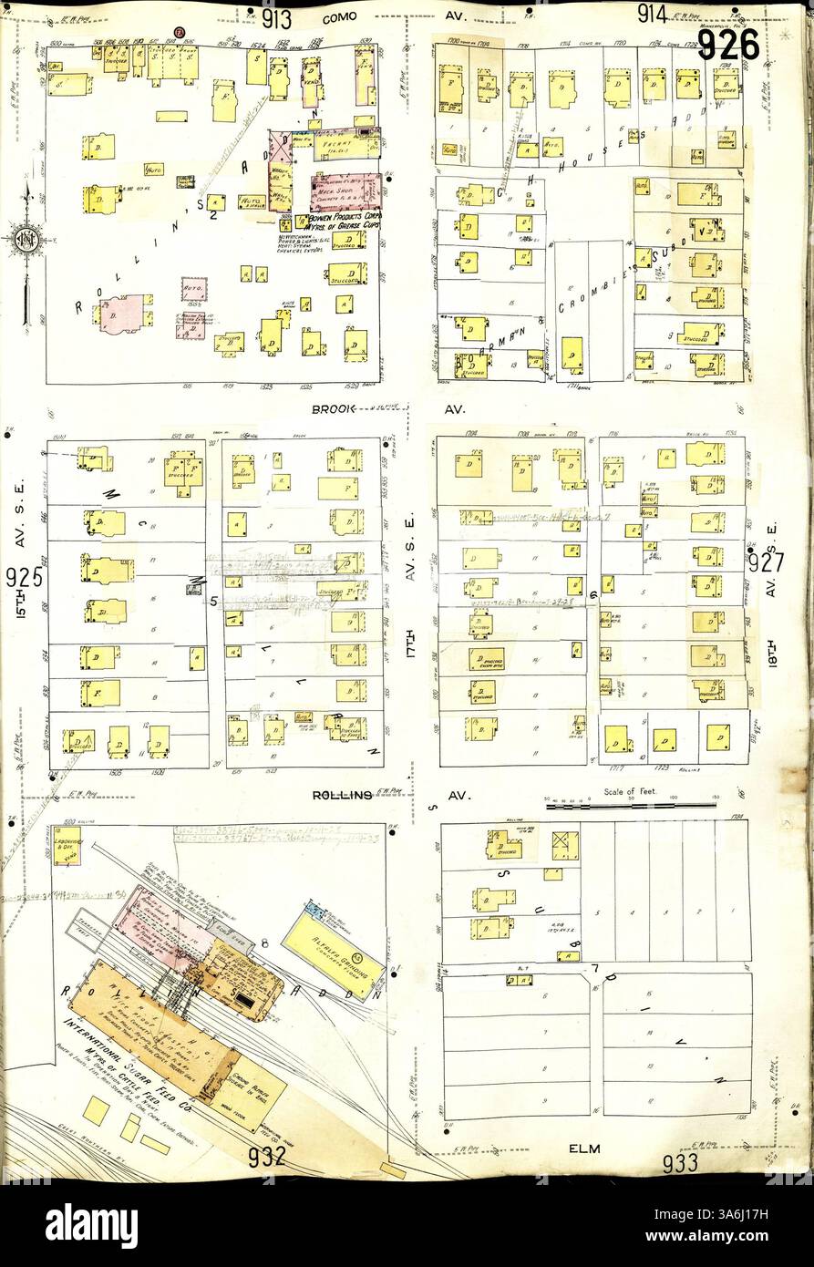 Sanborn Insurance Maps of Minneapolis, Volume 8, offer in-depth details ...