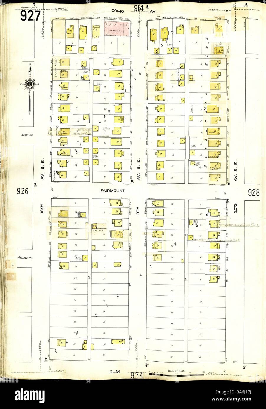 Volume 8 of the Sanborn Insurance Maps for Minneapolis contains ...