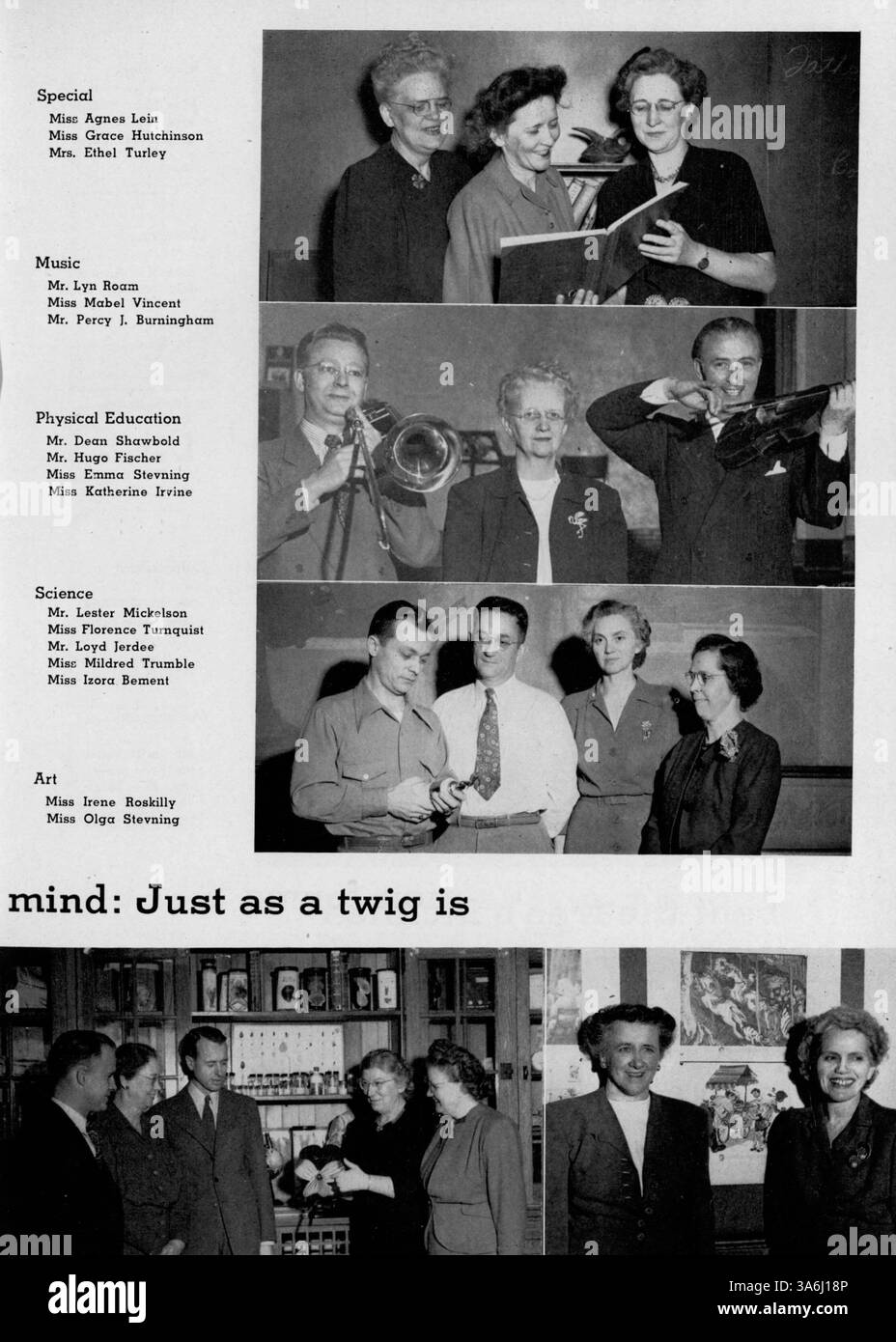 The 1947 Marshall High School yearbook, 'Cardinal', captures the ...