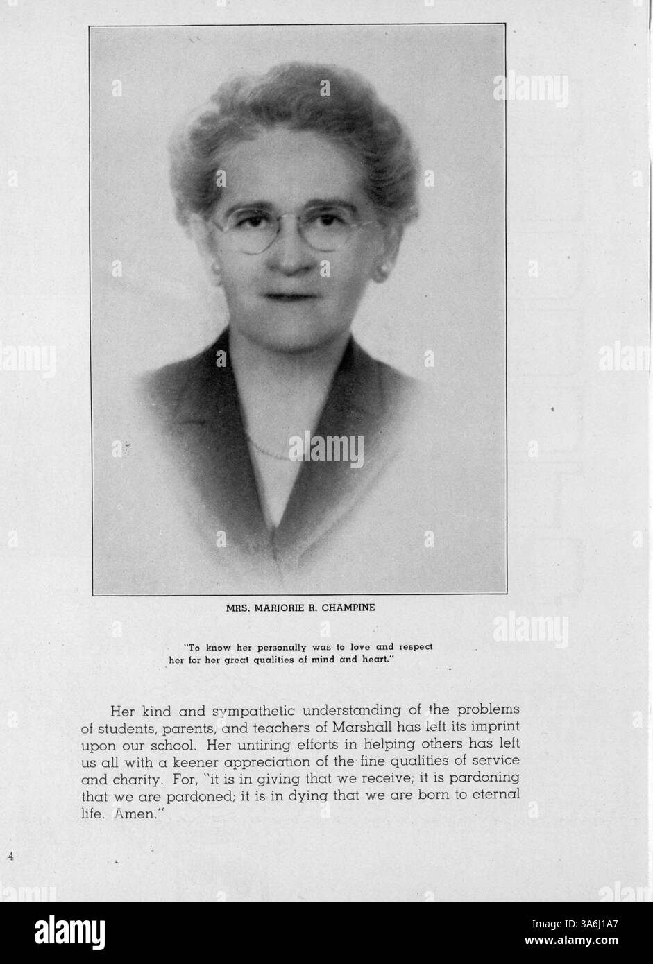 The 1947 Marshall High School yearbook, 'Cardinal', captures the ...