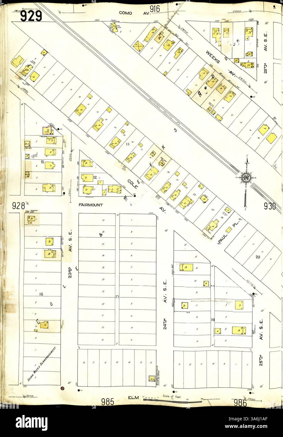 Providing large scale maps of building sizes hi-res stock photography ...