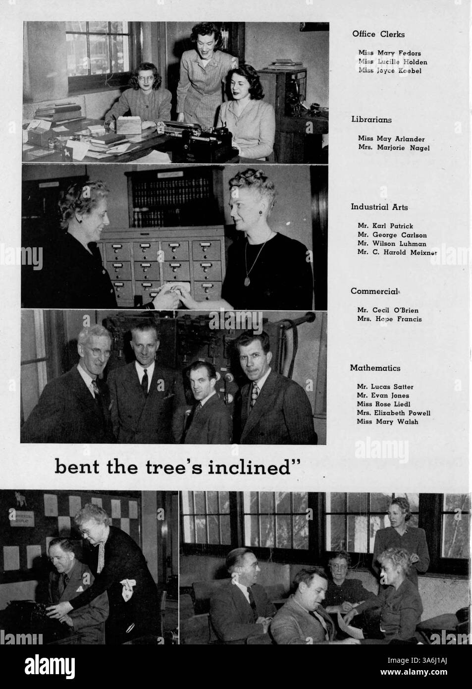 The 1947 Marshall High School yearbook, 'Cardinal', captures the ...