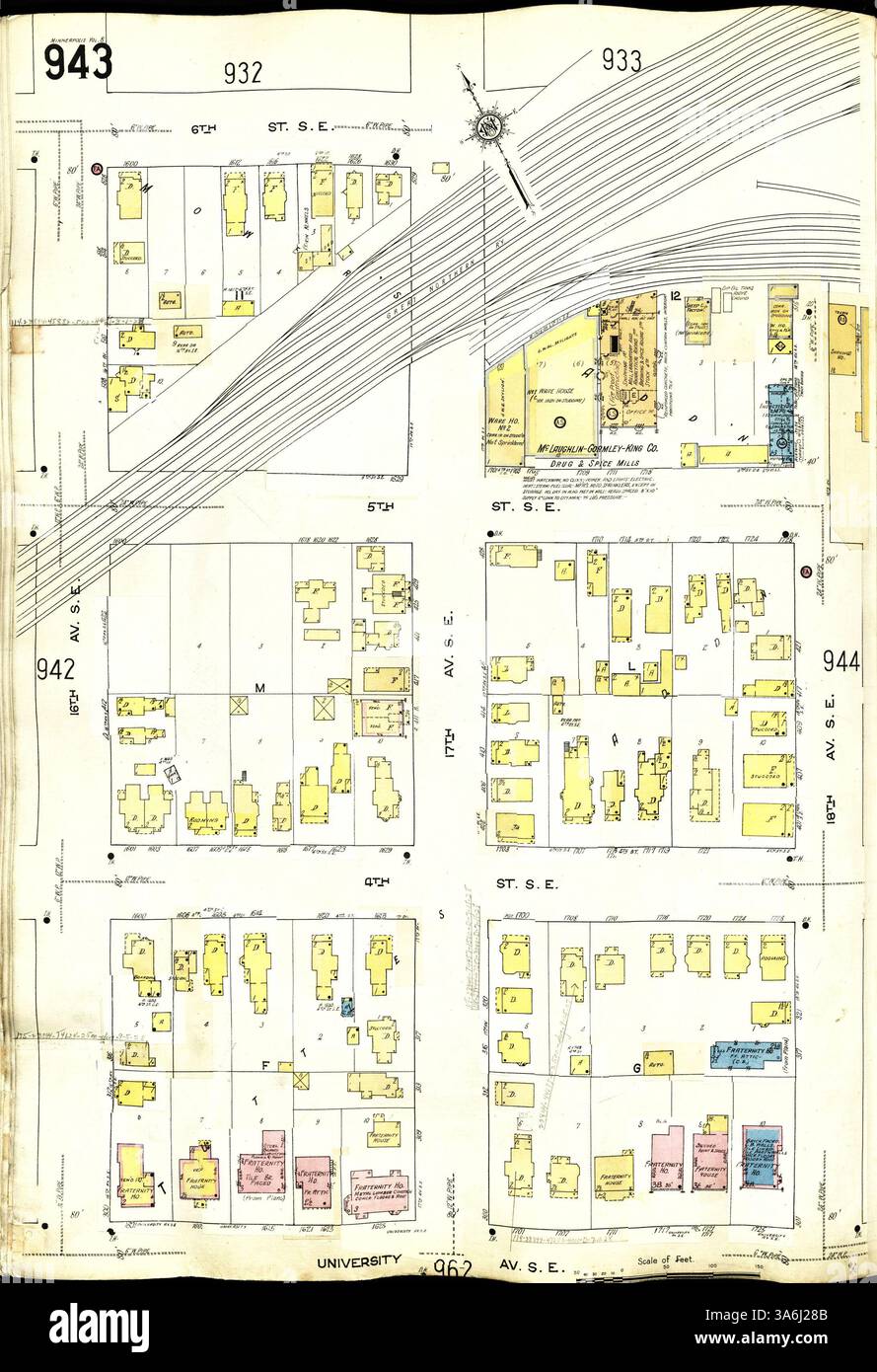 Sanborn Insurance Maps, Volume 8, document Minneapolis' urban ...