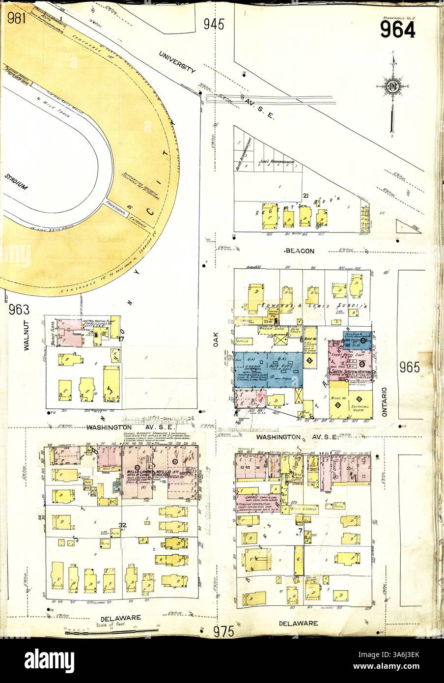 Sanborn Insurance Maps, Volume 8, offer detailed architectural insights ...