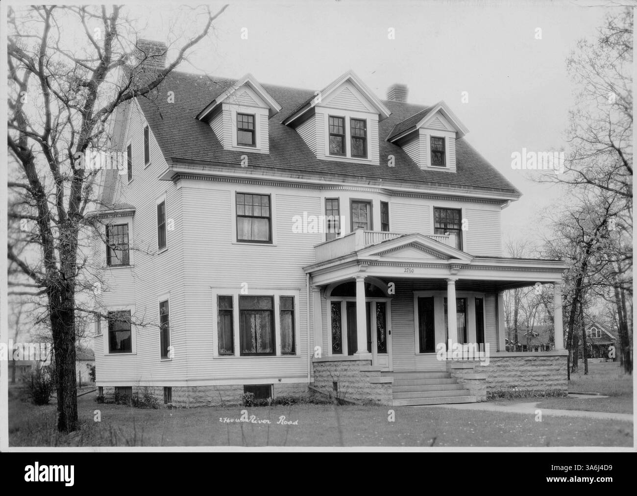 This image showcases a house located on west river road hi-res stock ...