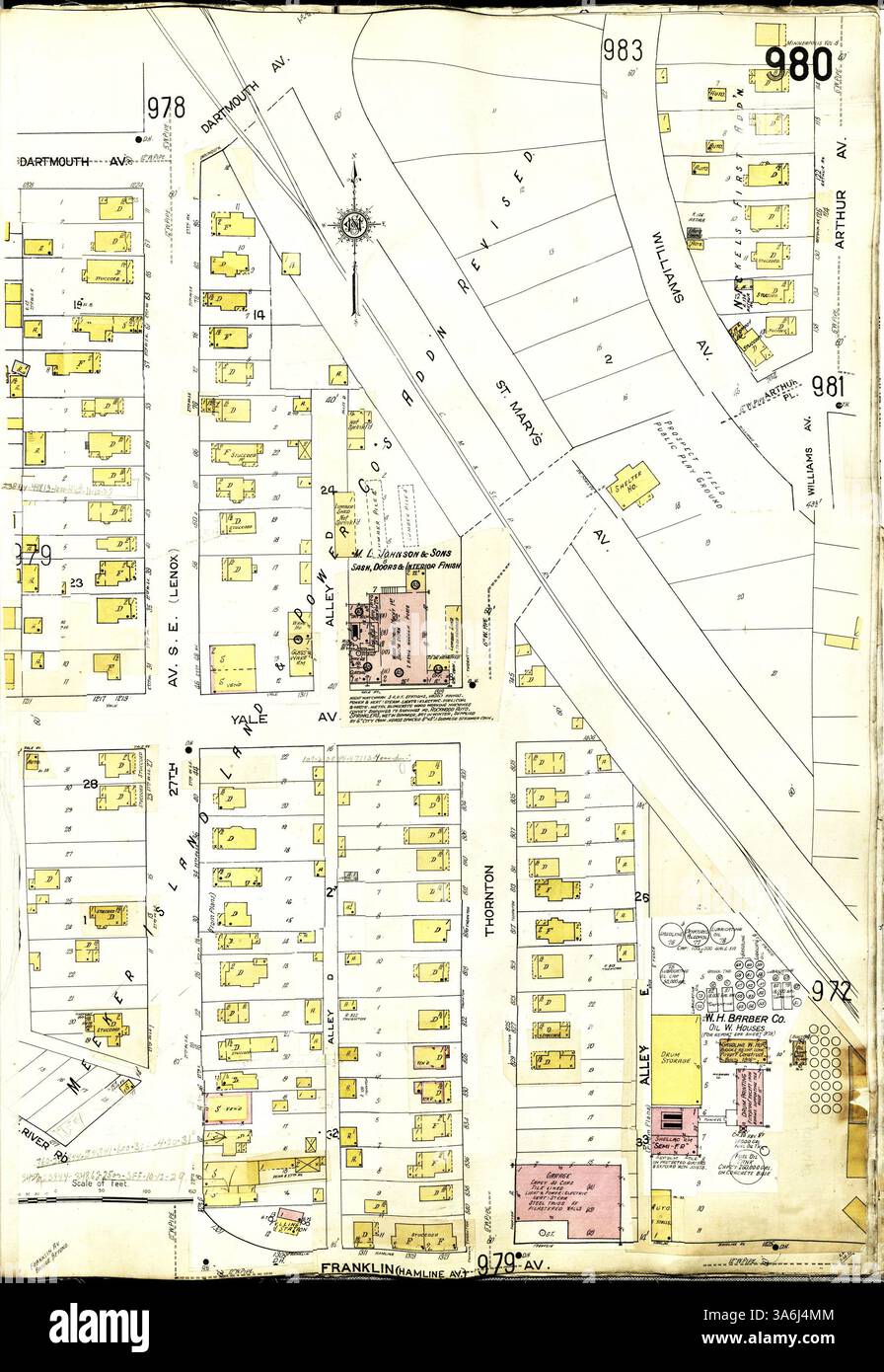 Sanborn Fire Insurance Maps of Minneapolis, Minnesota, Volume 8 feature ...