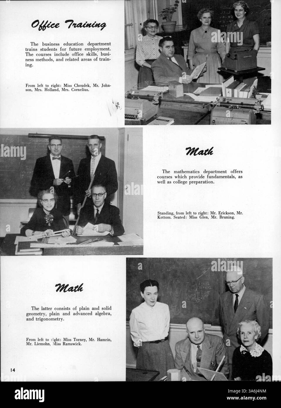 The 1957 edison high school yearbook hi-res stock photography and ...