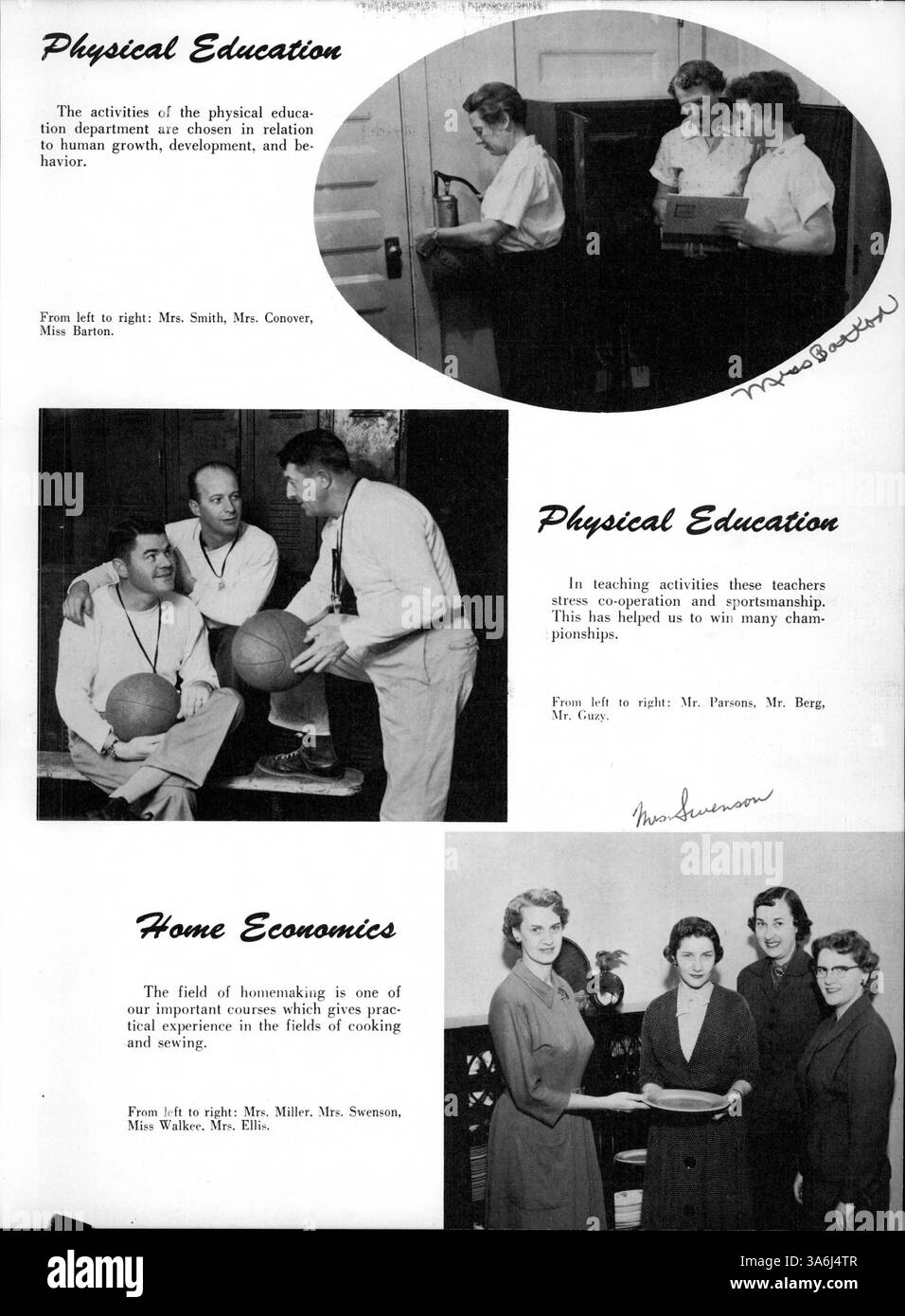 The 'Wizard 57' yearbook from Edison High School documents the key ...
