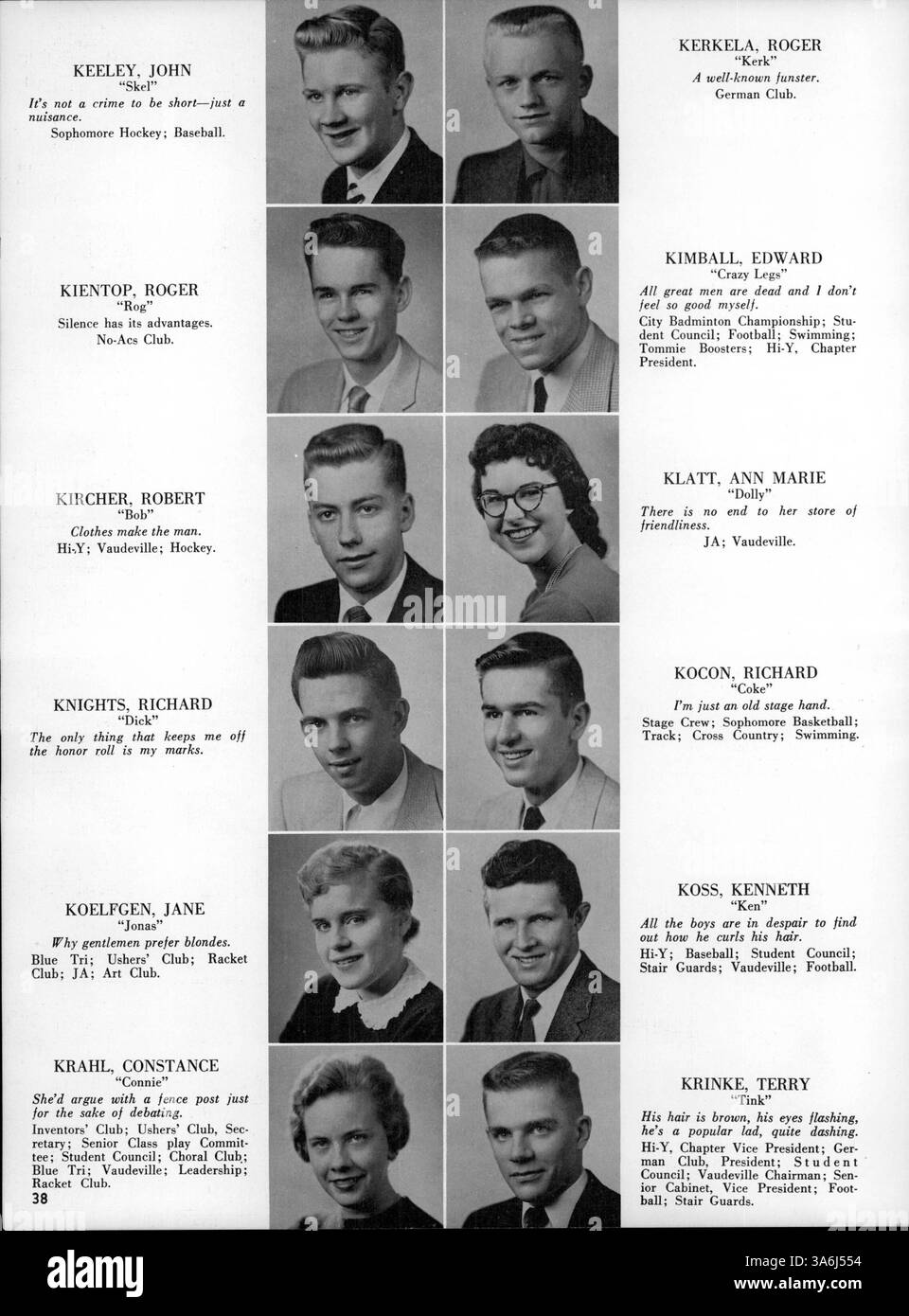 The 'Wizard 57' yearbook from Edison High School documents the major ...