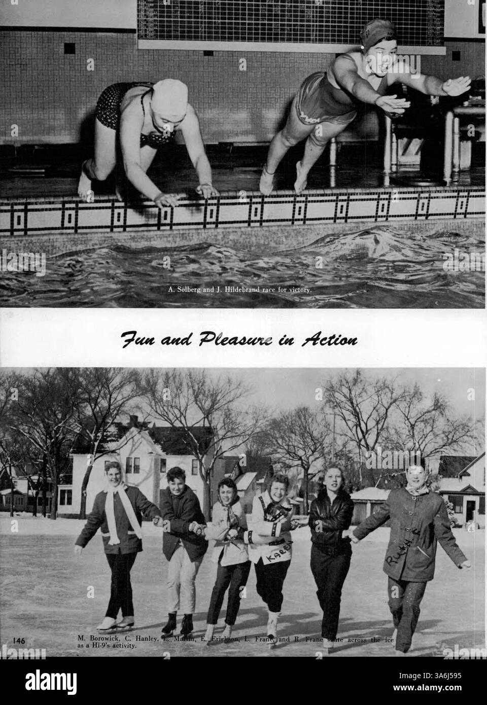 The 1957 edition of Edison High School's Wizard 57 yearbook highlights ...