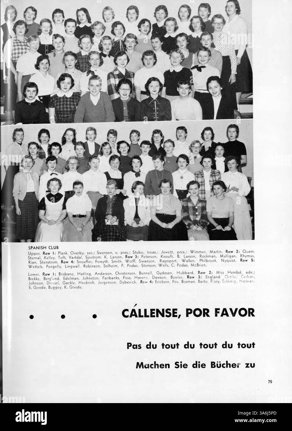 The 1956 Wahian yearbook from Washburn High School captures significant ...