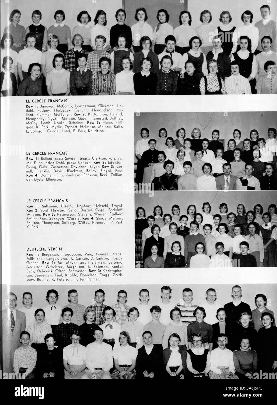 The 1956 Wahian yearbook highlights Washburn High School's students ...