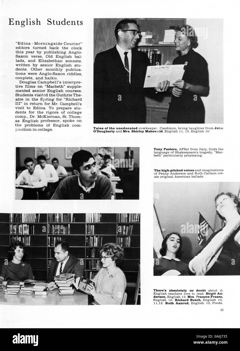 The 1965 Whigrean yearbook from Edina-Morningside High School offers a visual record of the ...