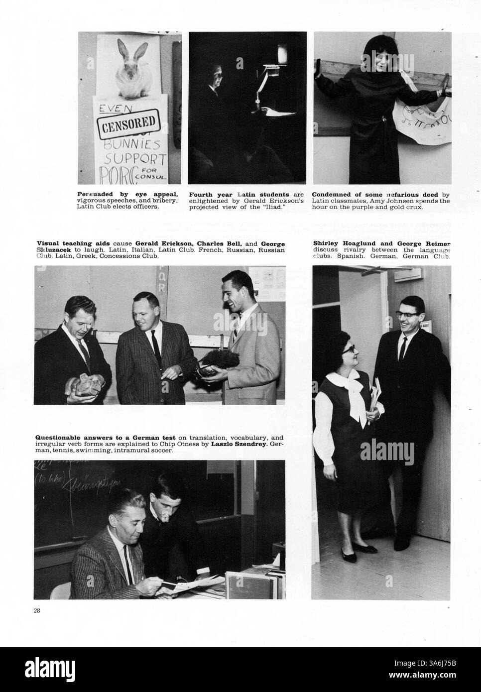 The Edina-Morningside High School 1965 Whigrean yearbook features students, teachers, sports ...