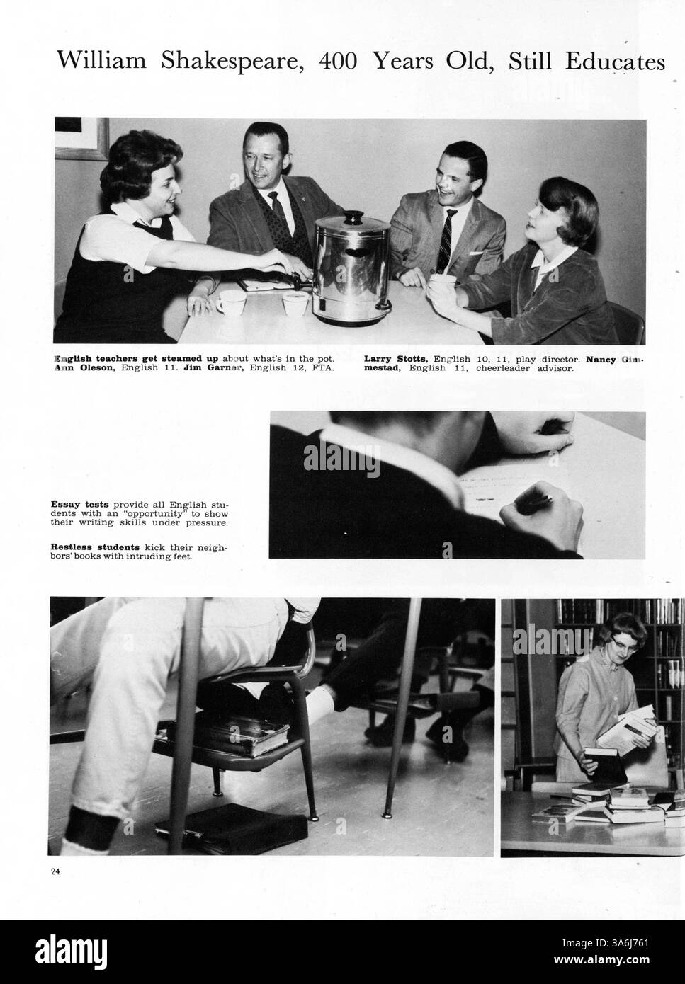 The 1965 edition of the Whigrean yearbook from Edina-Morningside High School documents key ...