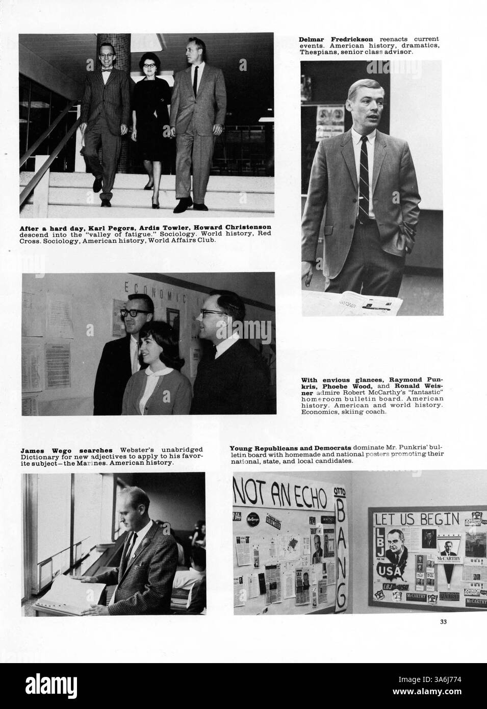 The 1965 edition of the Whigrean yearbook from Edina-Morningside High School captures students ...