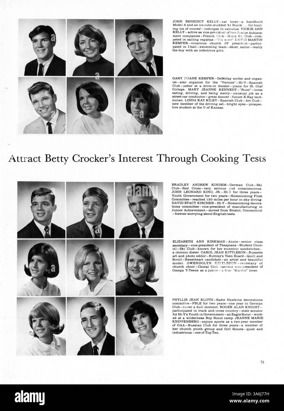 The Whigrean 1965 yearbook showcases the diverse aspects of student life at Edina-Morningside ...