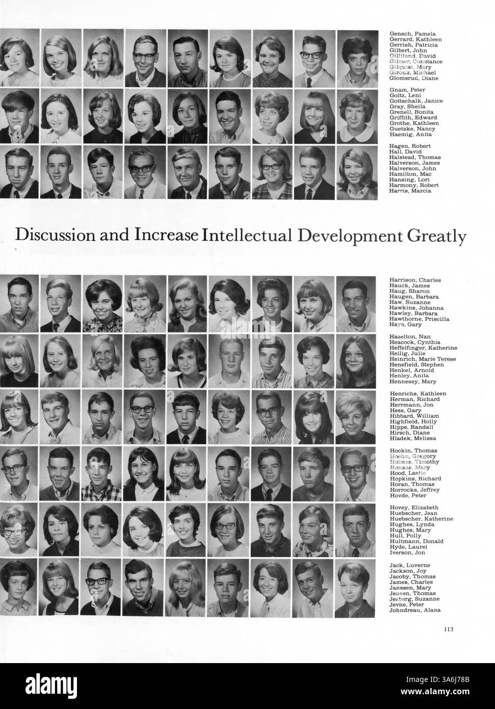 The 1965 whigrean yearbook records the school year at edina morn hi-res stock photography and ...