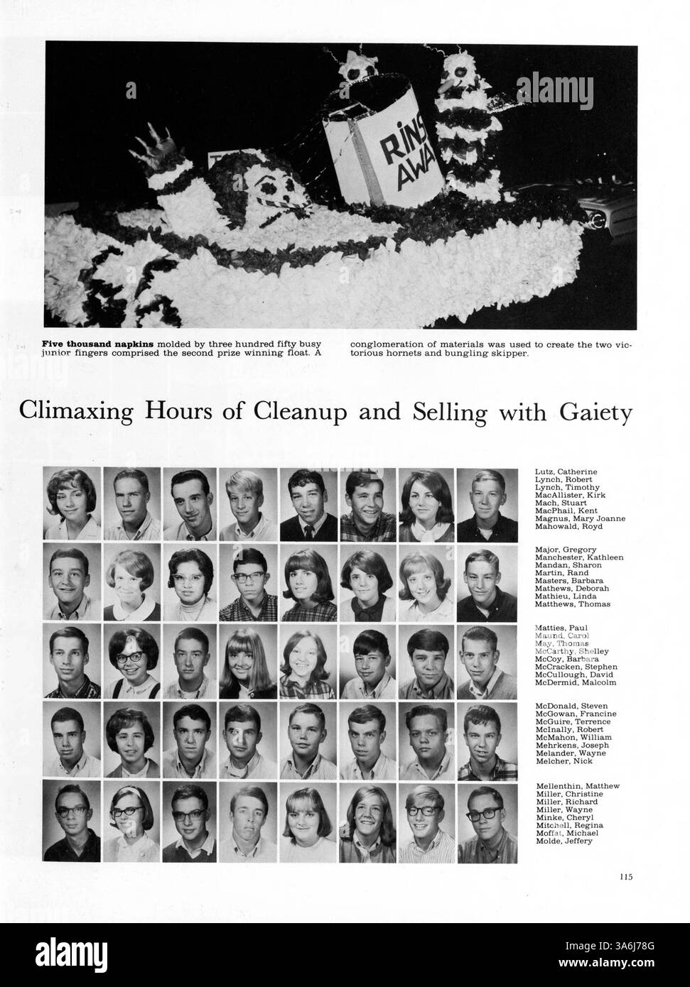 The 1965 whigrean yearbook offers an overview of edina morningsi Cut Out Stock Images & Pictures ...